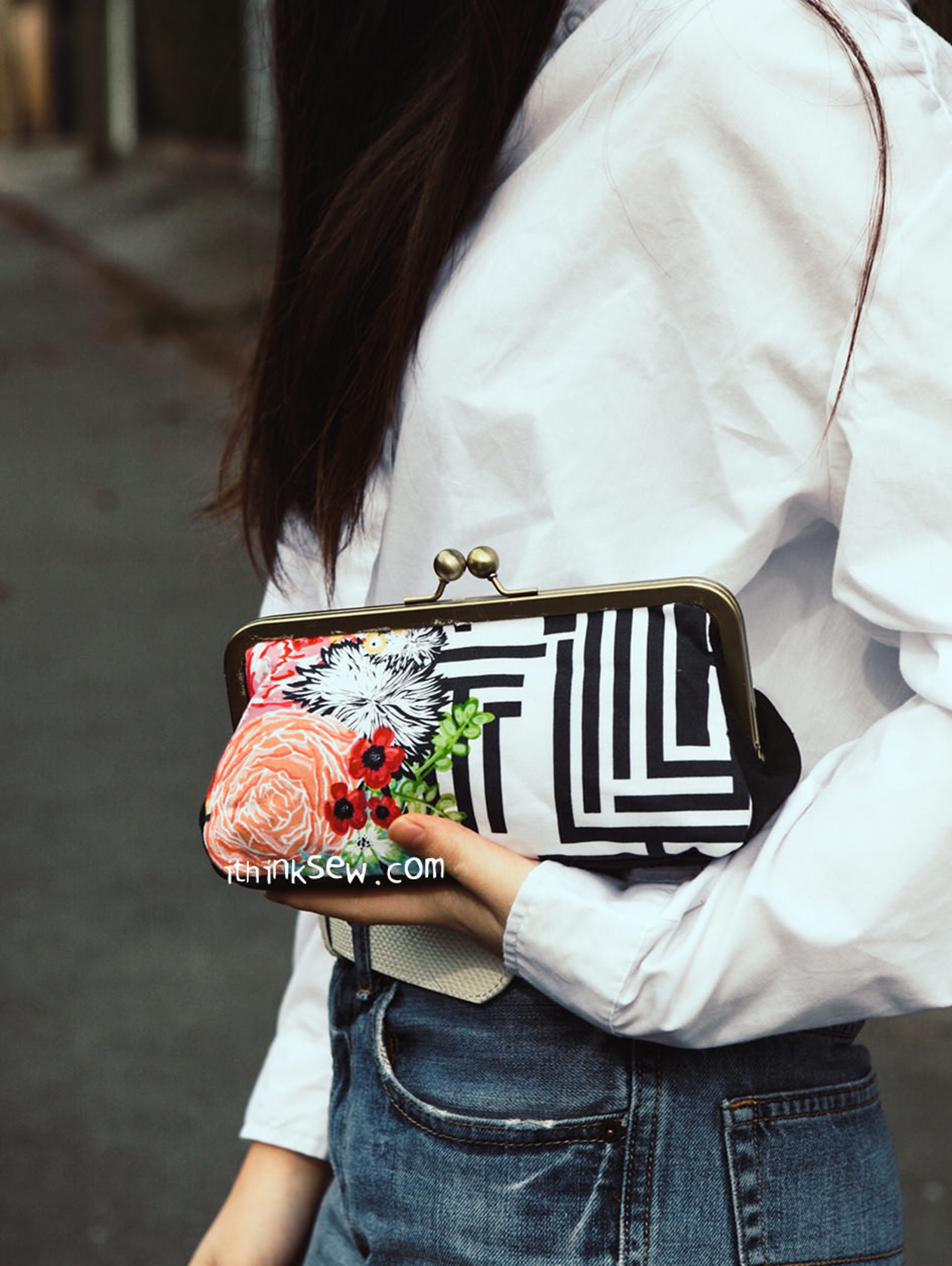 Fatima Metal Clutch PDF Sewing Pattern 2 Kinds 1233 | Etsy