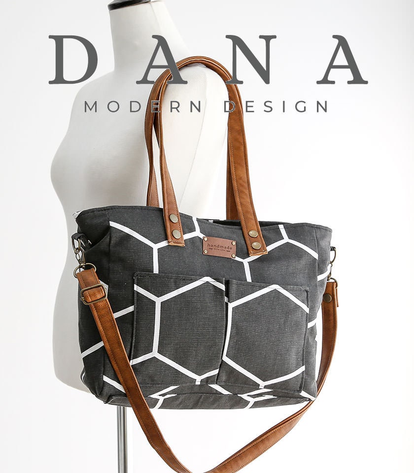 Caralene Tote Bag (2 Sizes) PDF Pattern, Easy Sawing Pattern - Etsy