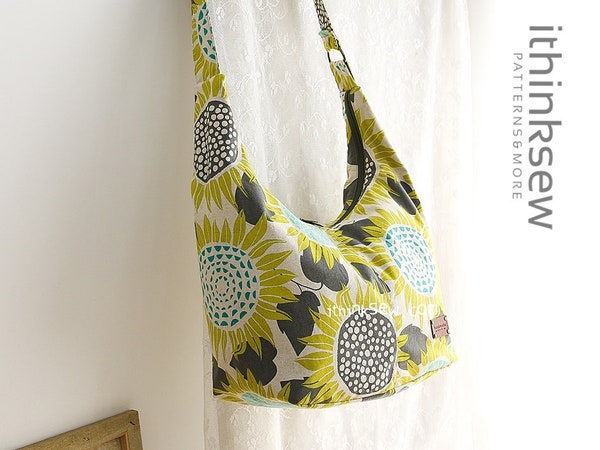 Slouchy Bag Pattern PDF Sewing Pattern Shoulder Bag Pattern - Etsy Canada