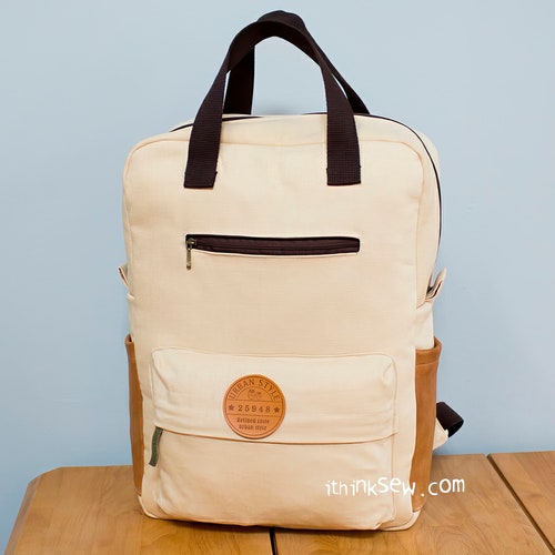 Trish Laptop Backpack PDF Sewing Pattern School Backpack - Etsy