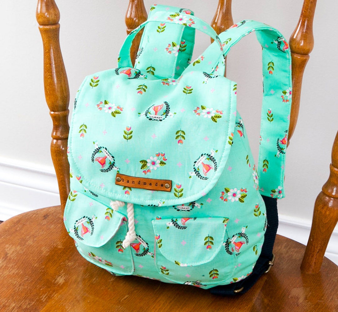 Blake Toddler Backpack PDF Sewing Pattern, School Bag Pattern, Kids Bag ...