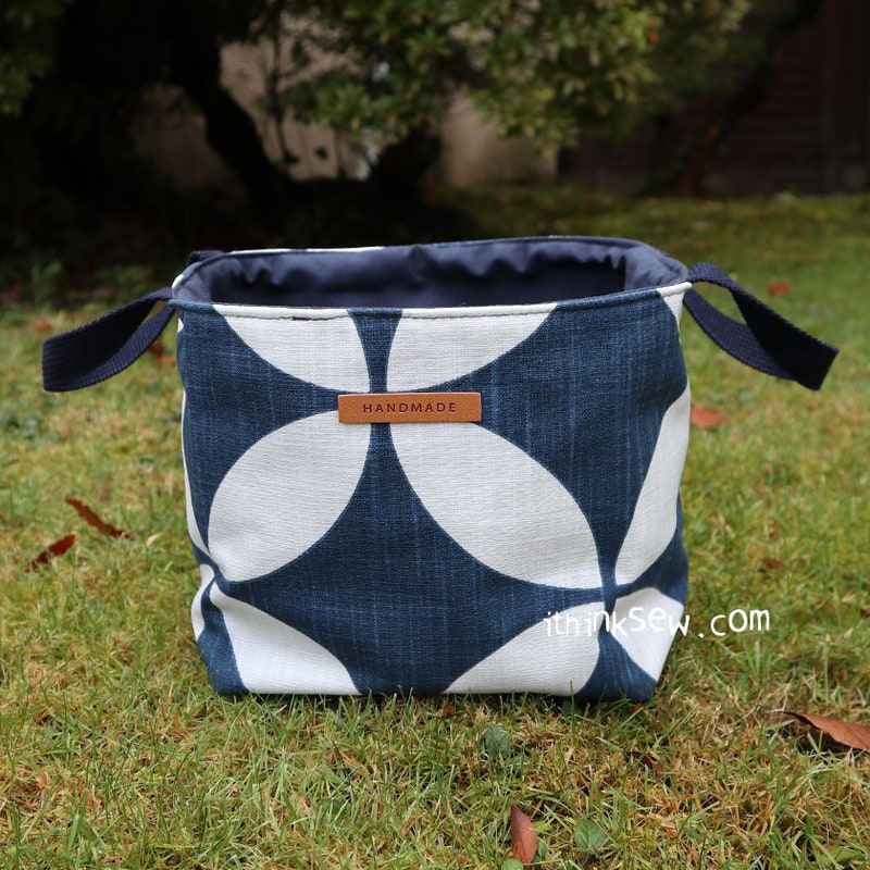 Sewing Patterns Large Basket - Etsy UK