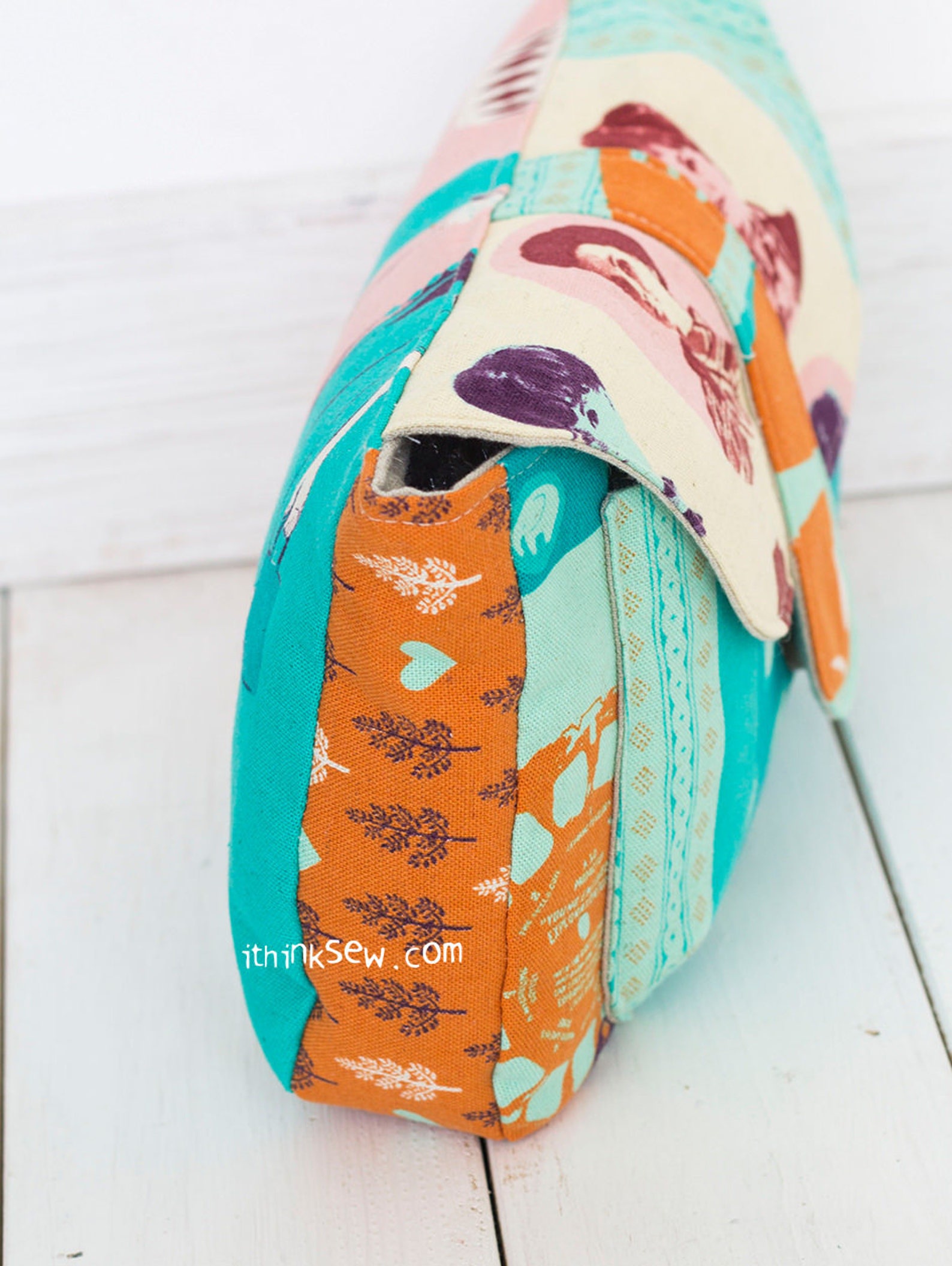Sherry 2 Size Flap Pouch Pattern PDF | Makeup Bag Sewing Tutorial ...