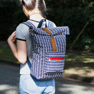 Roxanne Rolltop Backpack PDF Sewing Pattern, Big Backpack, Travel Bag ...