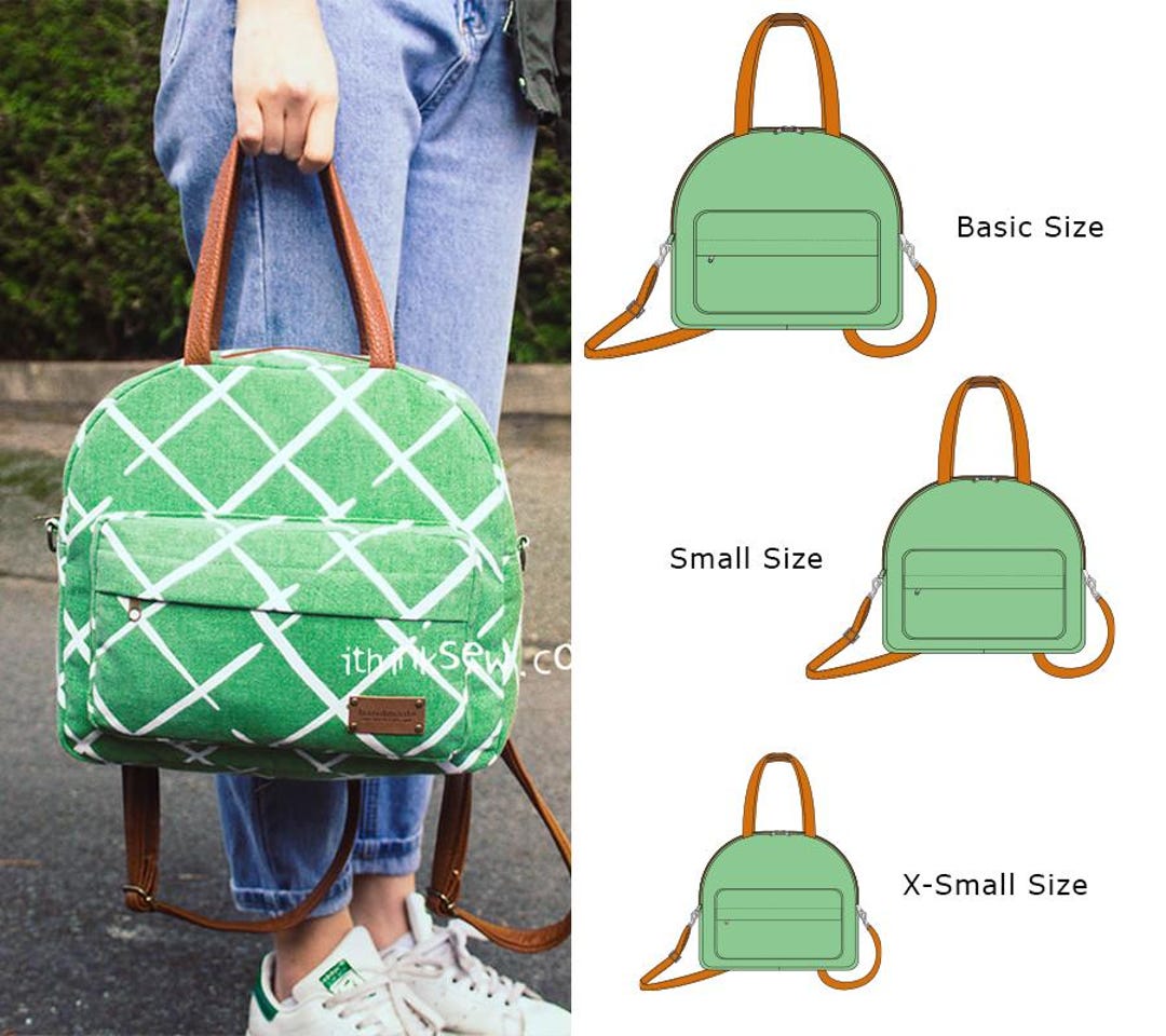 3 Sizes Billie Backpack PDF Sewing Pattern, School Backpack - Etsy