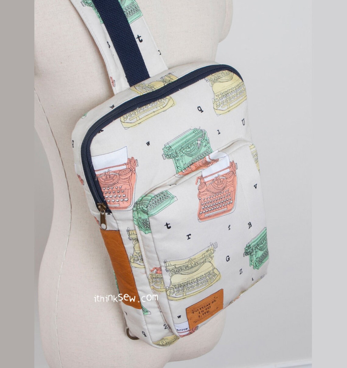 Kenzie Cross Body Sling Bag (macbook Size) PDF Sewing Pattern (#1268 ...