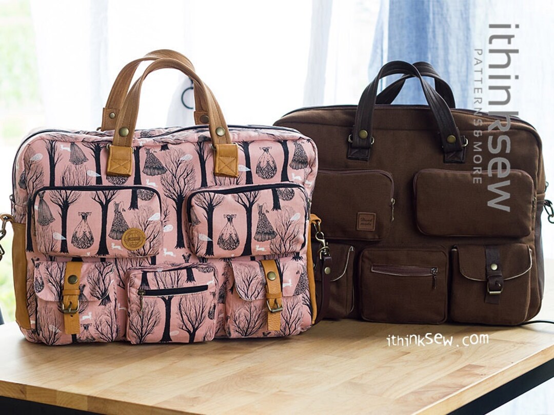 Harley Briefcase PDF Sewing Pattern, Messenger Bag - Etsy