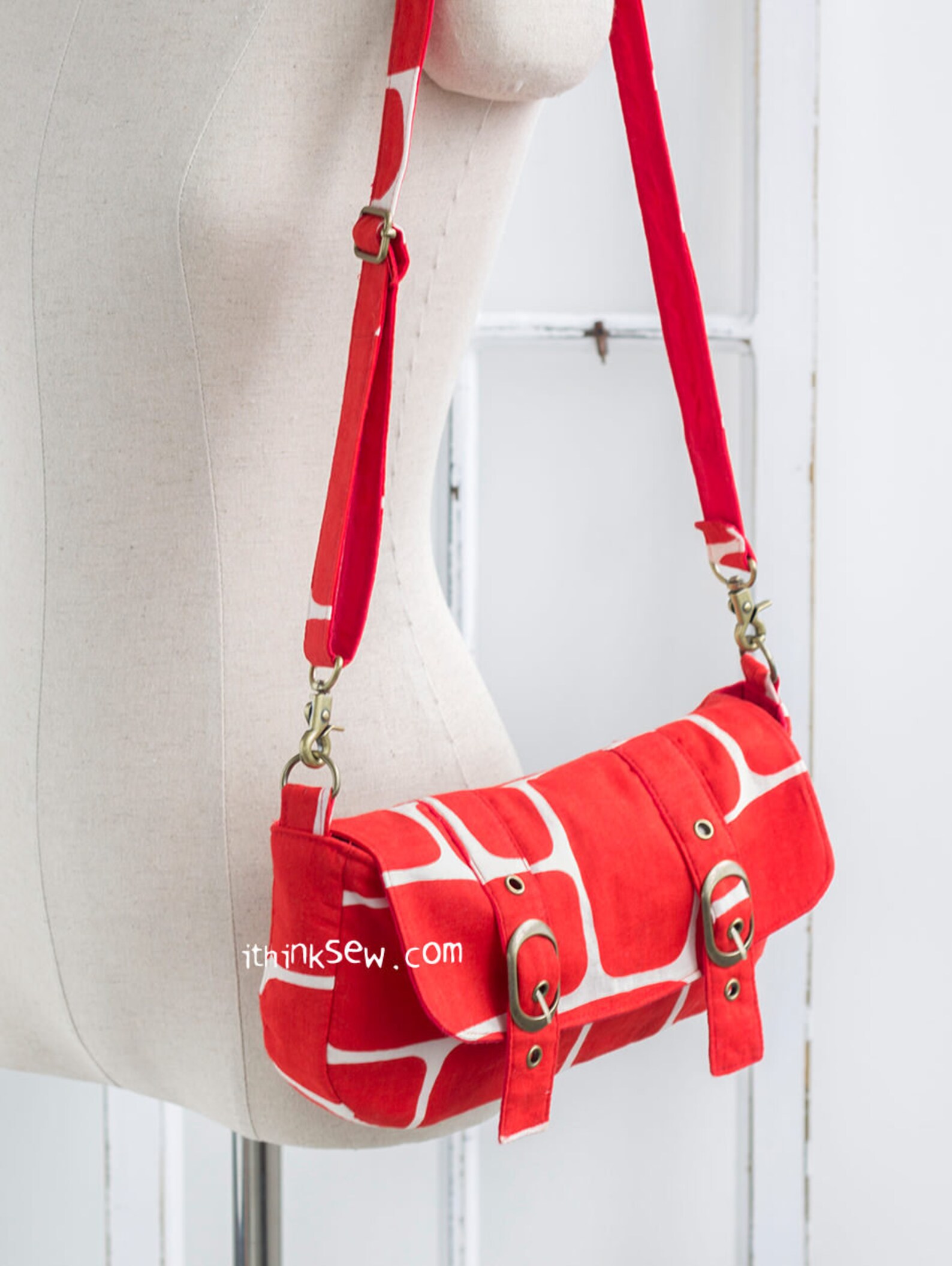Susan Crossbody Bag Sewing Pattern PDF | Buckle Flap Purse Tutorial ...