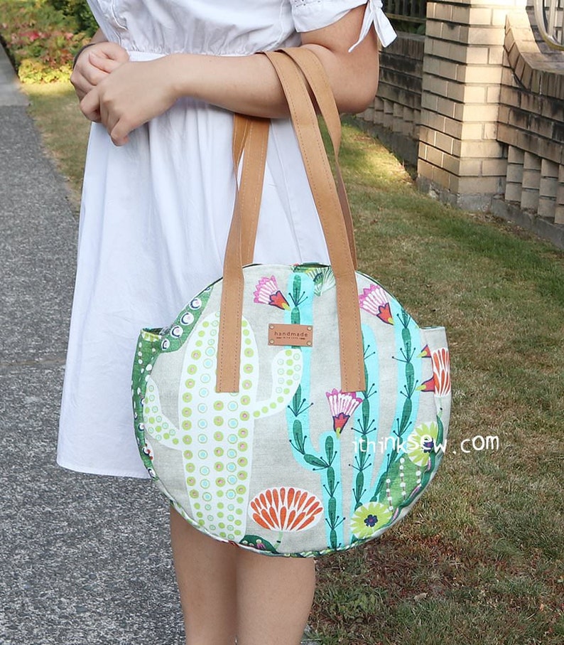 Ora Beach Bag PDF Sewing Pattern and Video Tutorial & - Etsy Canada
