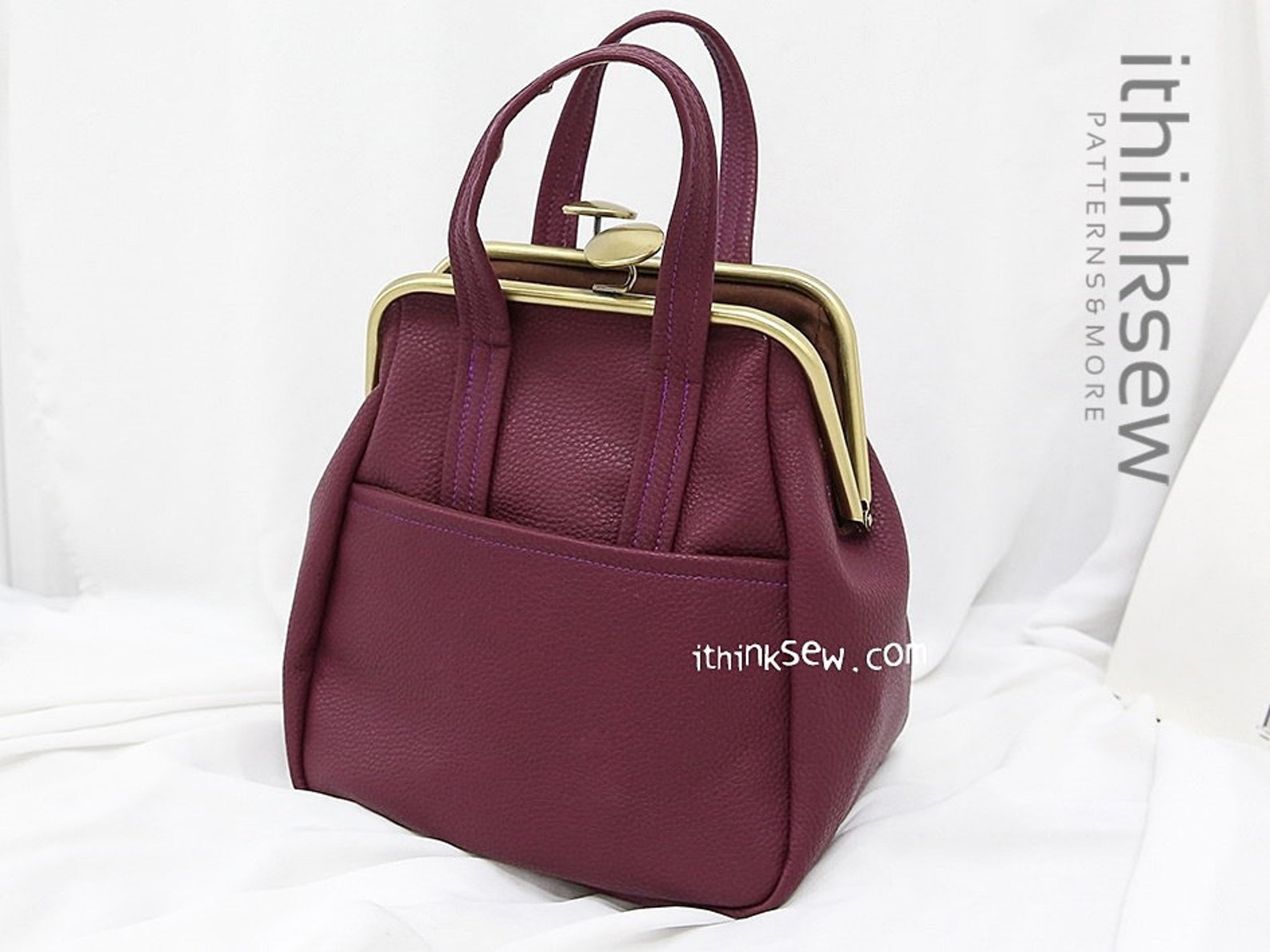 Myrtle Metal Frame Bag PDF Sewing Pattern, Vintage Bag, Frame Bag ...