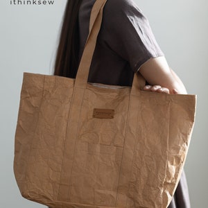 Kian Tote Bag PDF Sewing Pattern, Easy Bag Pattern, Paper Fabric Bag - Etsy