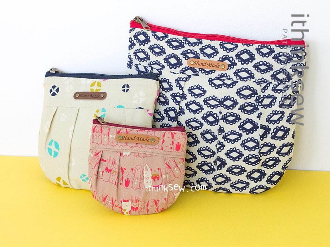 Melina Pouch PDF Sewing Pattern - 3 Size, Easy Sewing Pattern - Etsy