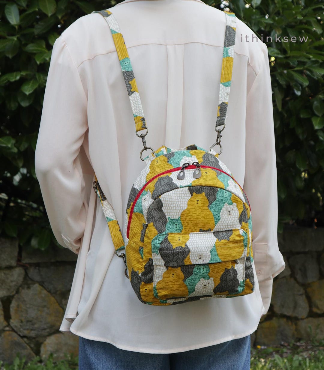 Joli Mini Backpack / Cross Bag PDF Sewing Pattern, Small Backpack - Etsy