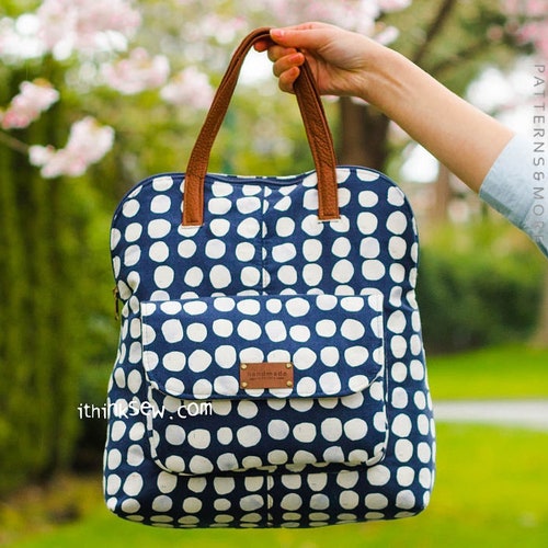 Original Satchel Tote Bag PDF Sewing Pattern Instant - Etsy