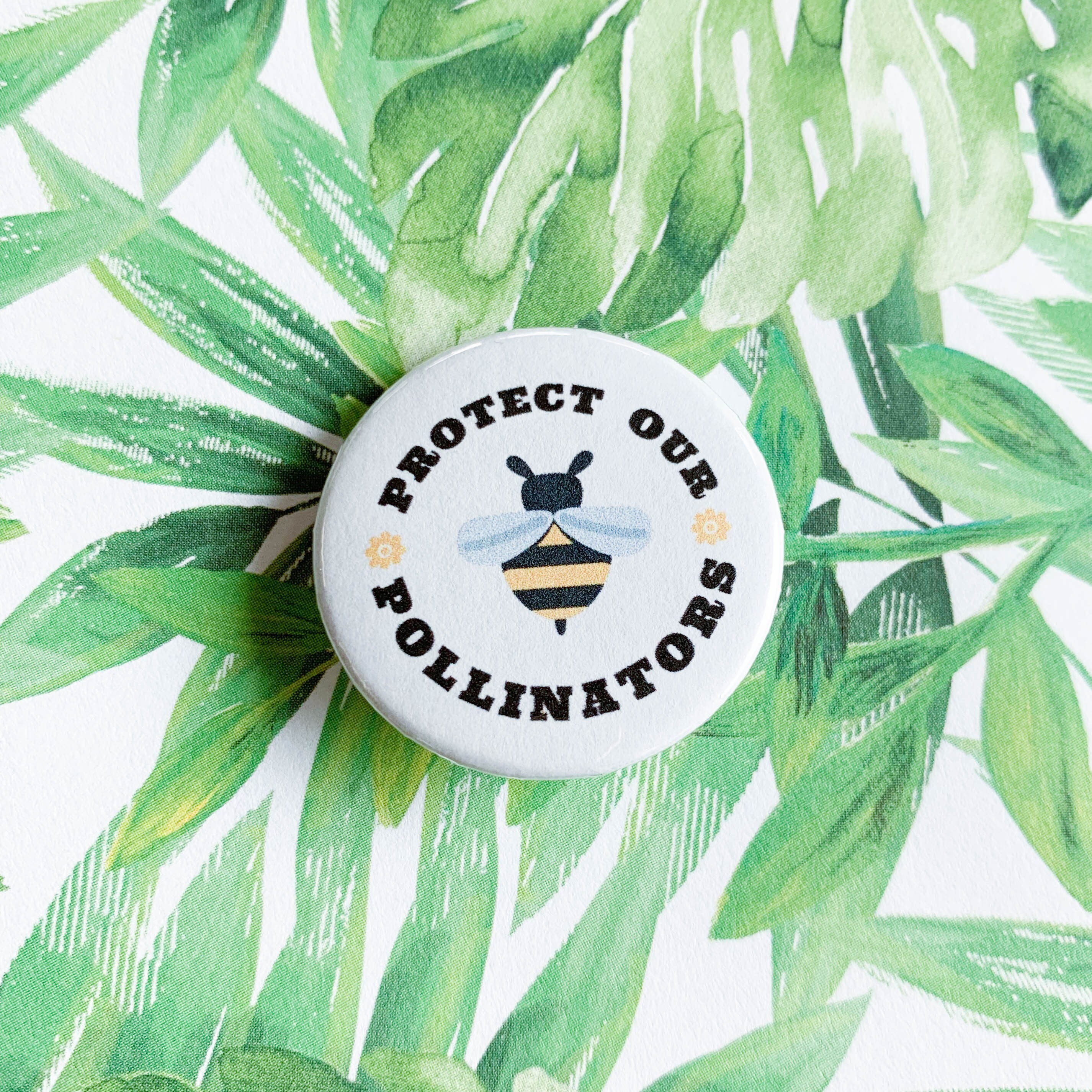 Protect Our Pollinators 1.25 Pin | Etsy