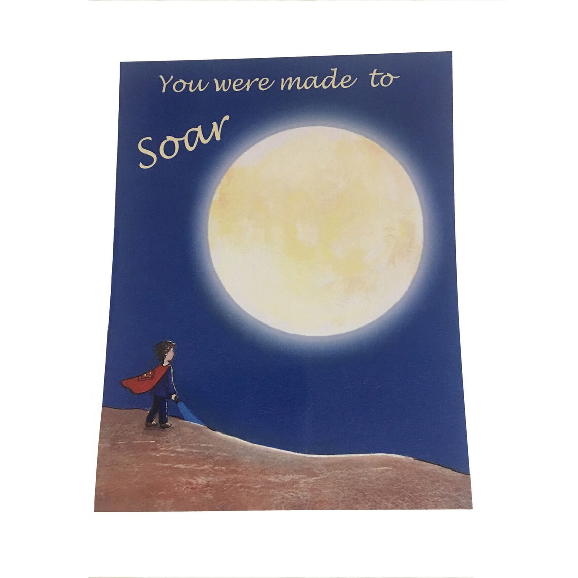 Supermoon Superhero Postcard, Encouragement Lunch Cards for Kids ...