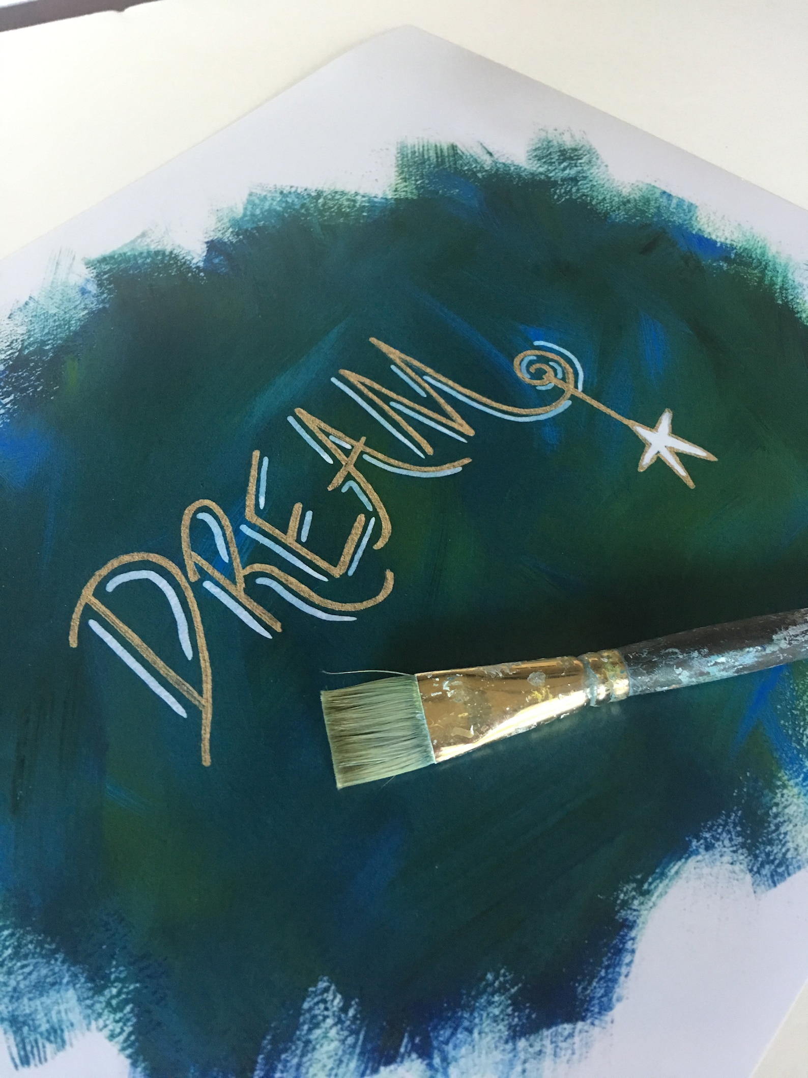 Dream Inspirational Word Wall Art - Etsy