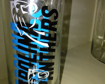 Carolina Panthers, Panthers Wine Glass, NFL Panthers, Carolina Football ...