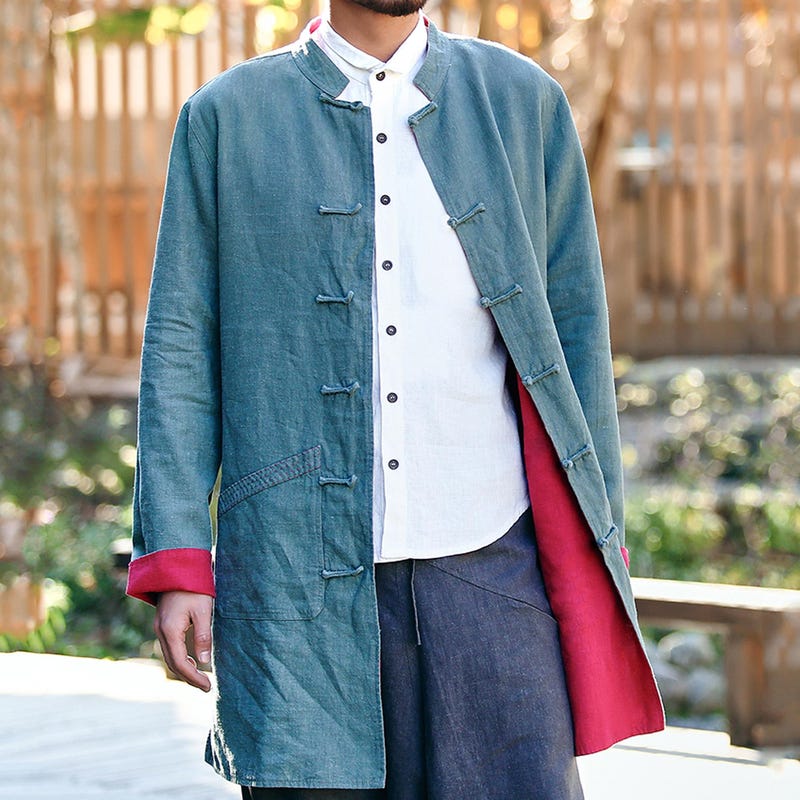 Linen Duster Coat - Etsy