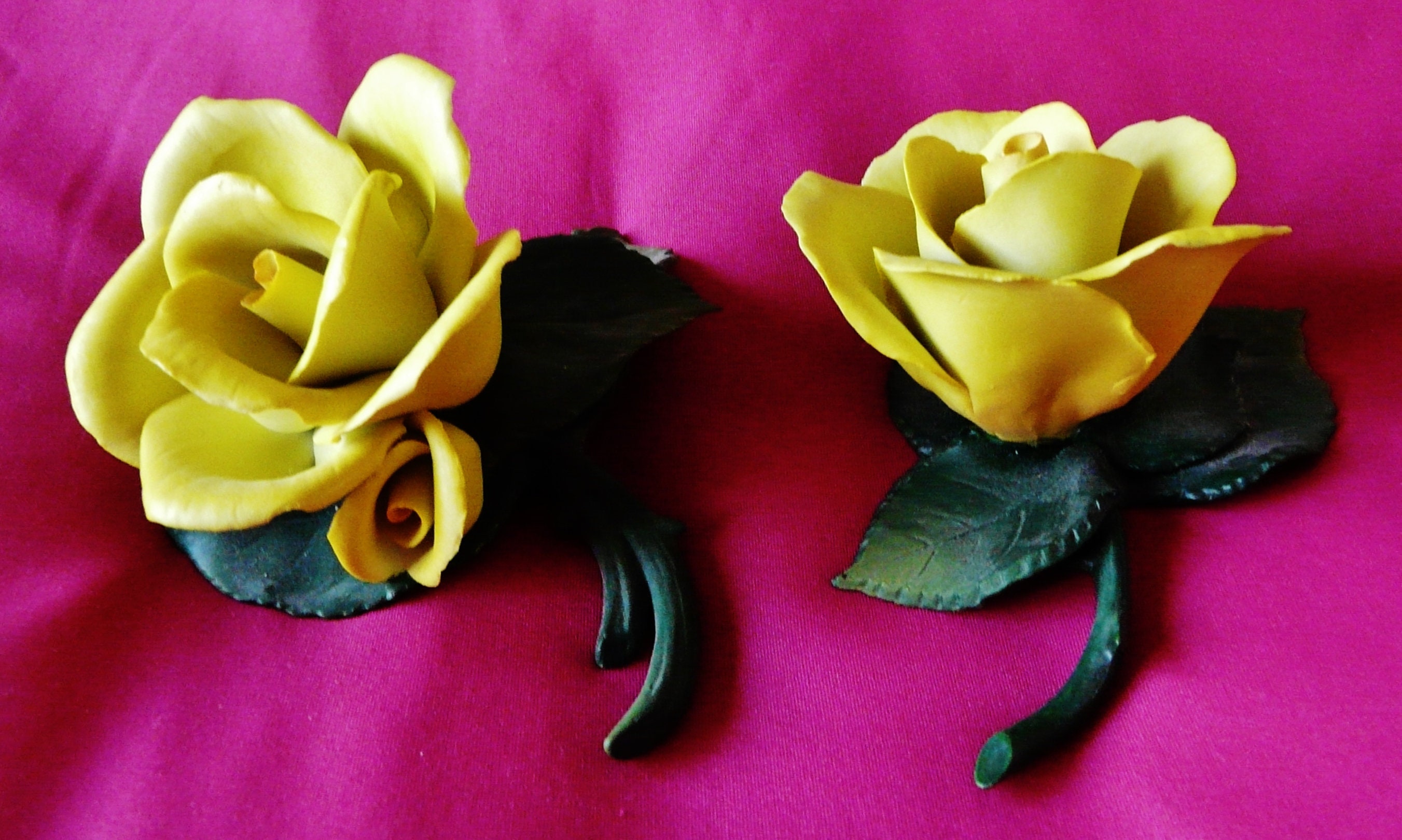 Kaiser Capodimonte Style Table Roses - Etsy