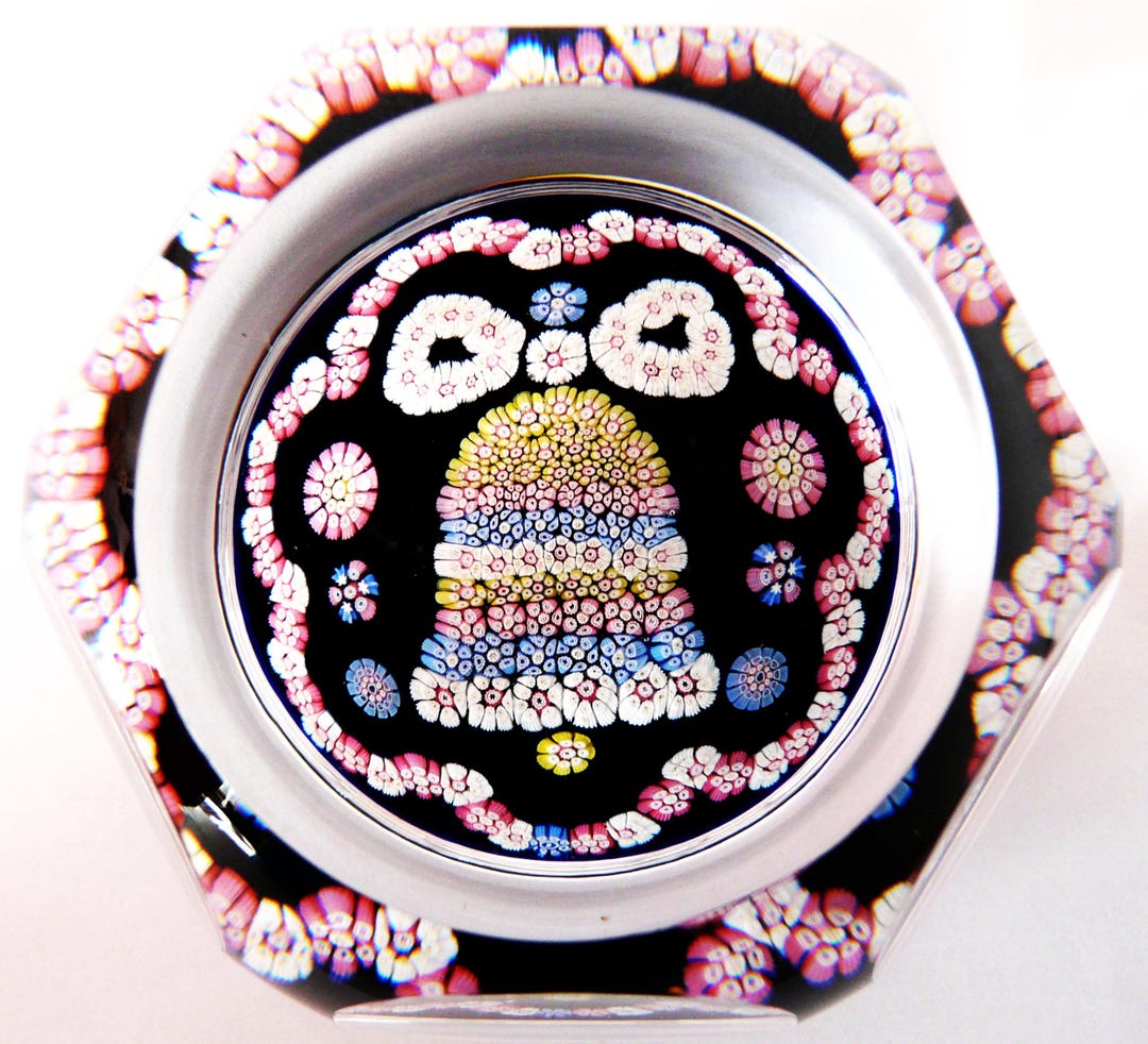 1980 Whitefriars Millefiori Bell Paperweight - Etsy