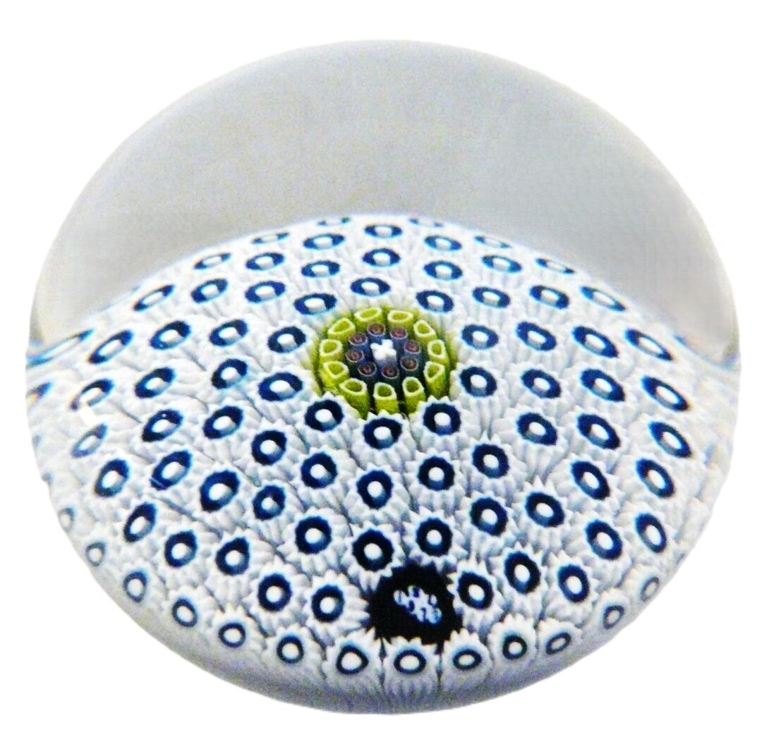 1972 Saint Louis Crystal Paperweight - Etsy