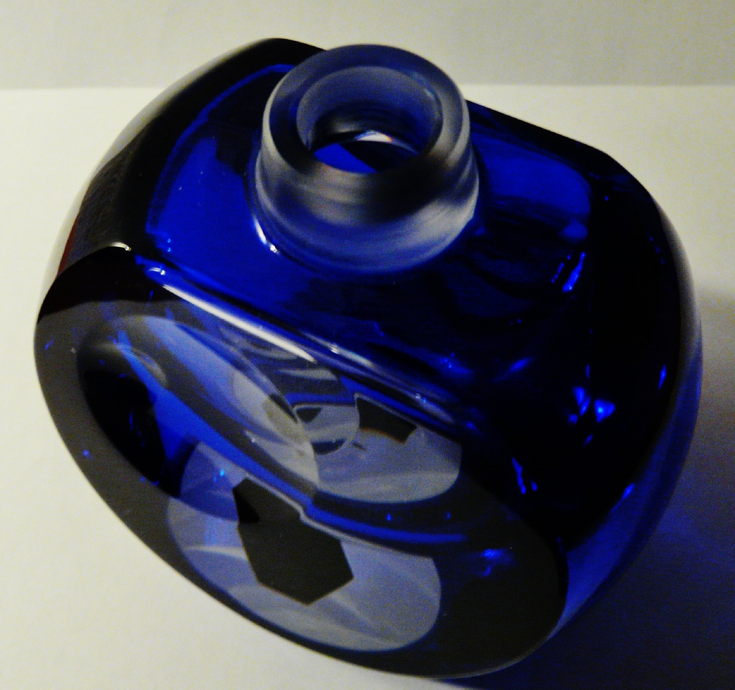 1992 Saint Louis Crystal Perfume Bottle Serge Manceau Design - Etsy