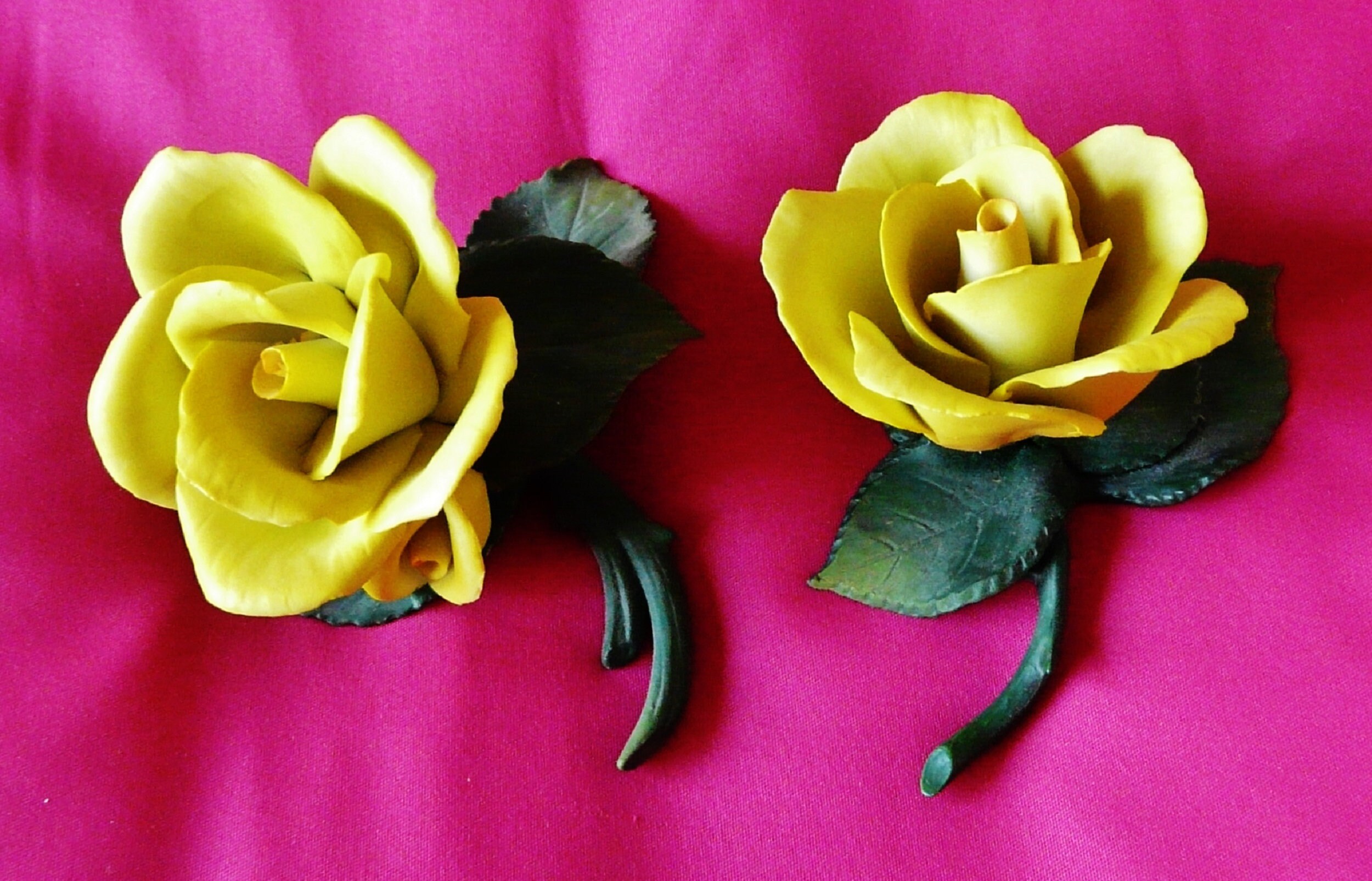 Kaiser Capodimonte Style Table Roses - Etsy