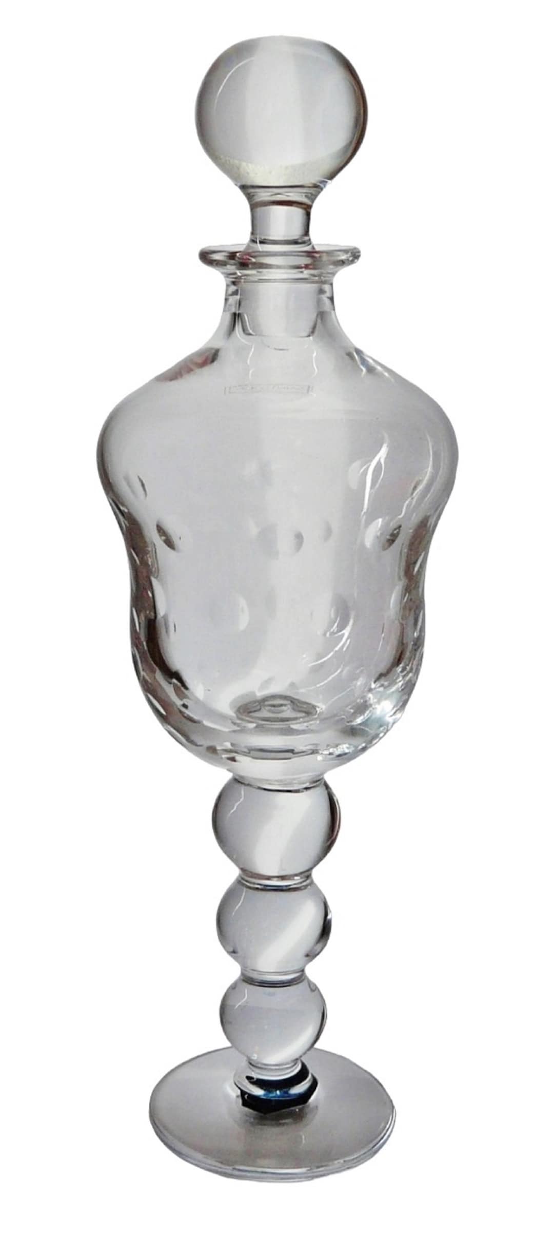 Saint Louis Bubbles Decanter Liqueur Carafe or Crystal Perfume Bottle ...
