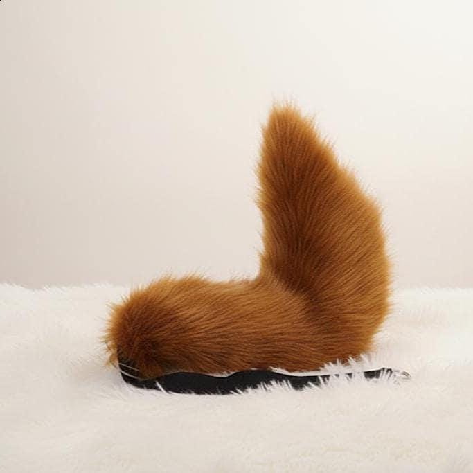 Tamamo No Mae Cosplay Fox Ears，faux Fur Fox Tail，fox Ear Headband ...