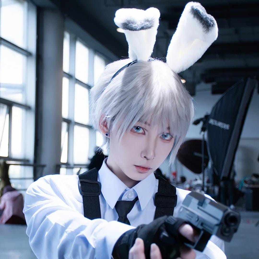 Xavier Cosplay Bunny Ears，xavier Bunny Ears，polar Bunny Ear Headband ...