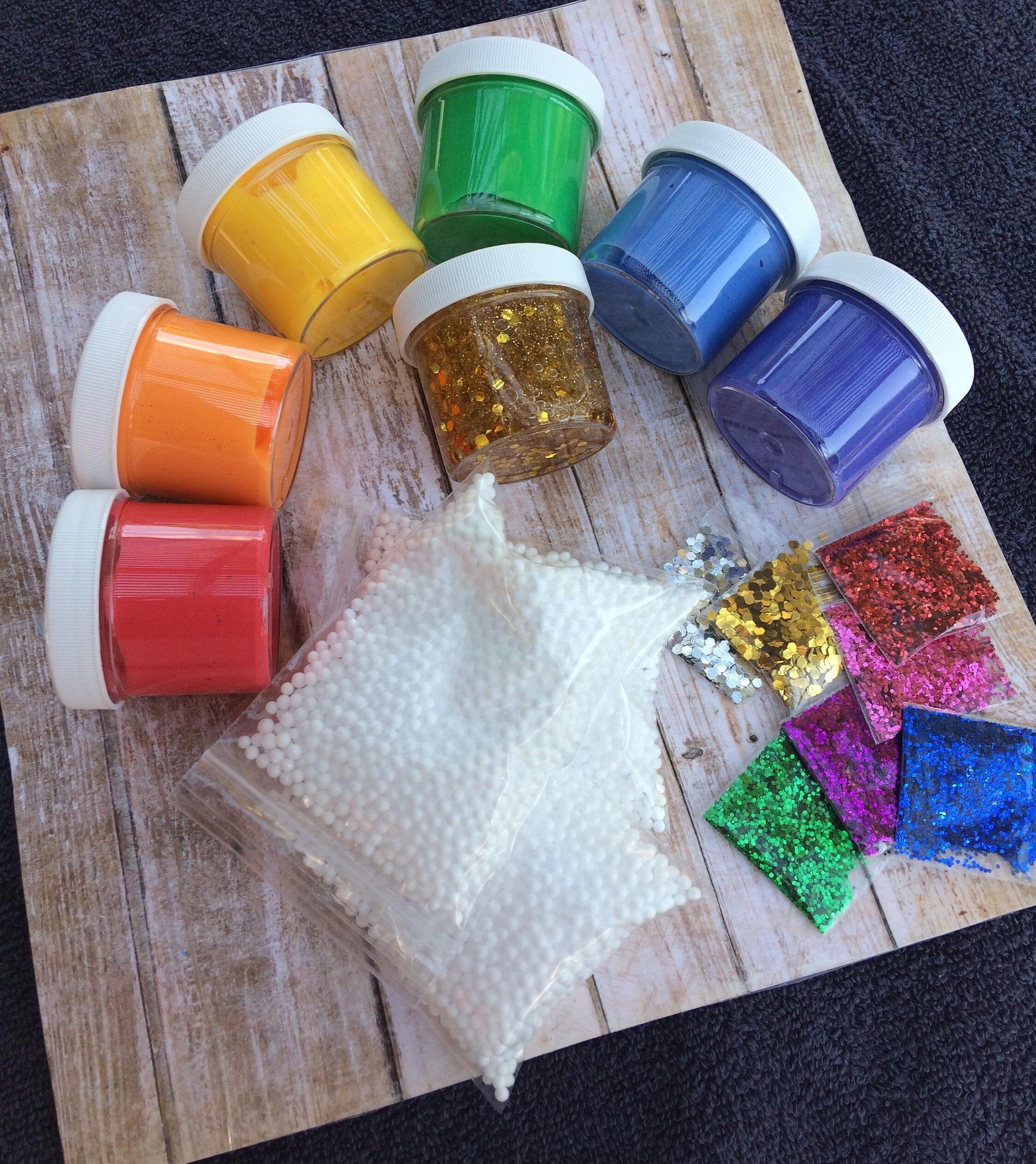 Ultimate Rainbow Slime Bundle set of 7 Slime Package EXTRAS | Etsy