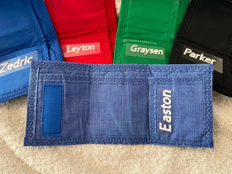 Child’s Wallets Kids Wallets My First Wallet Toddler Size Trifold ...