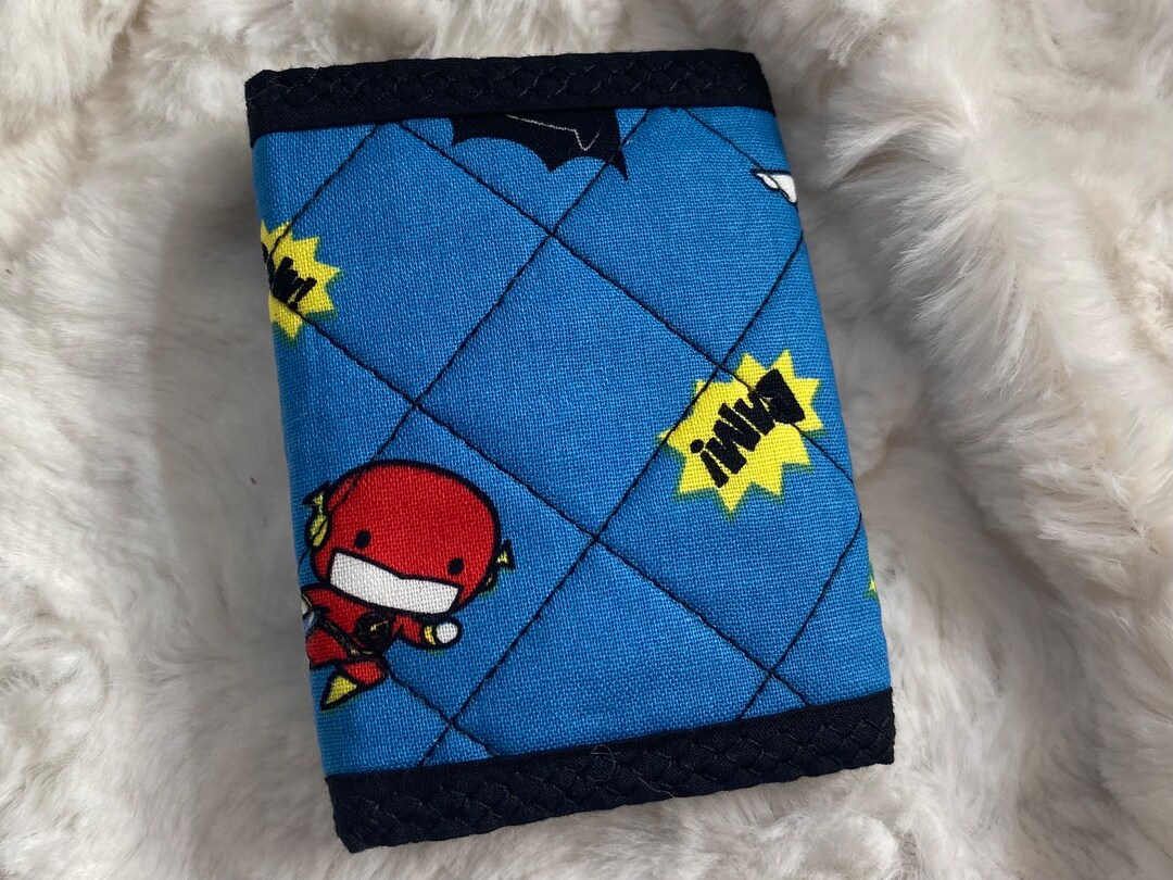 Superhero Trifold Wallet: Toddler's First Wallet, Personalized - Etsy