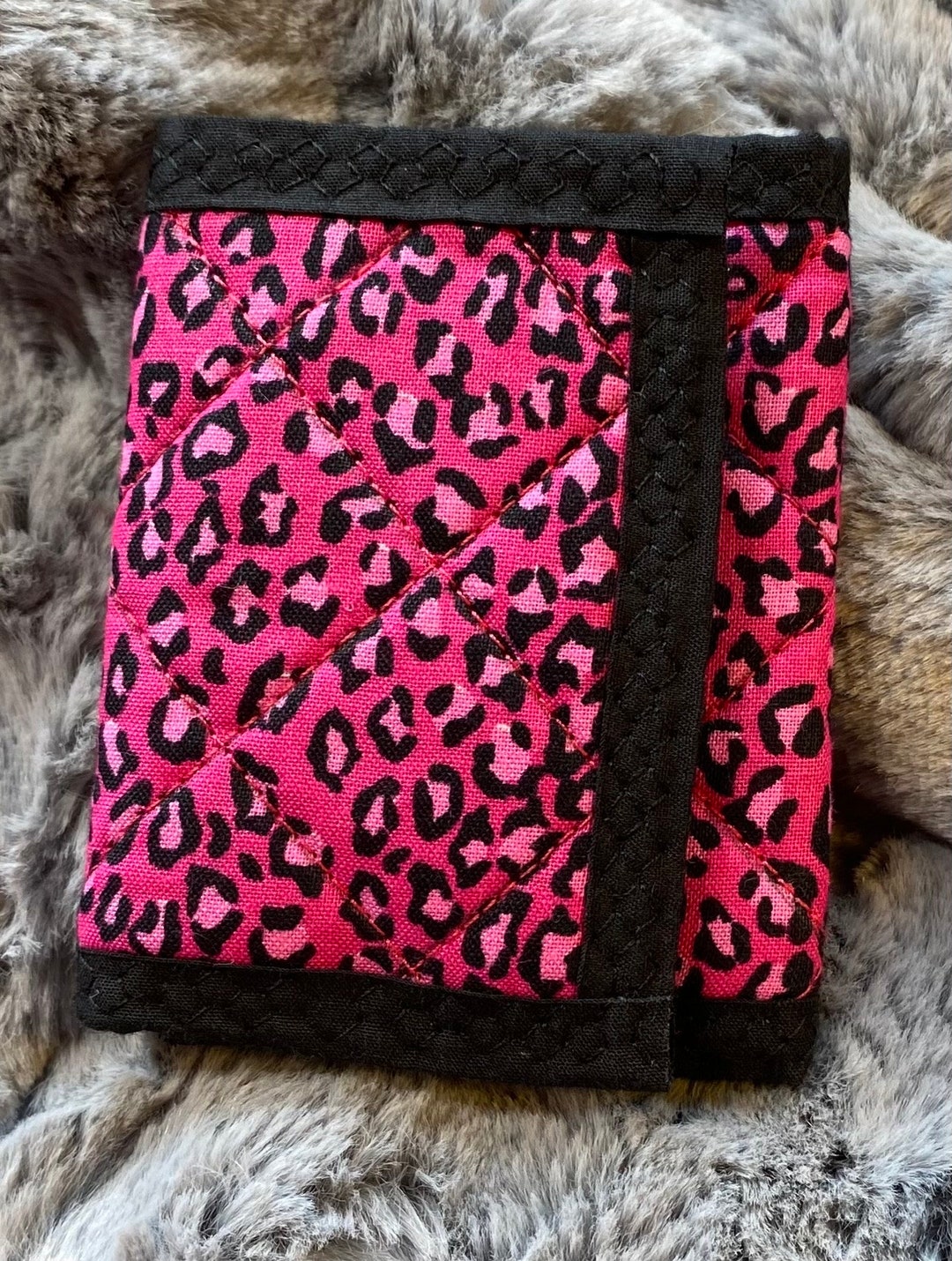 Personalized Kids Trifold Wallet: Pink Cheetah Print, Toddler Size - Etsy