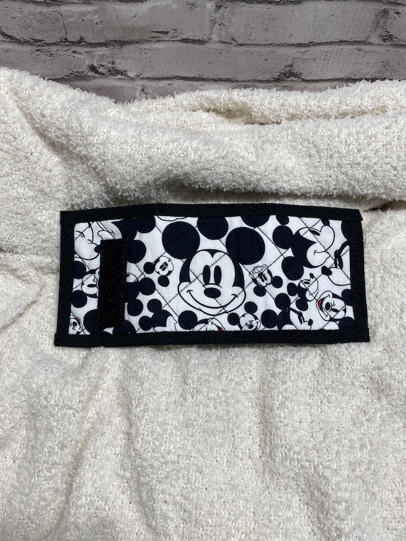 Mickey Mouse Trifold Wallet, Toddler First Wallet With Velcro Pouch - Etsy