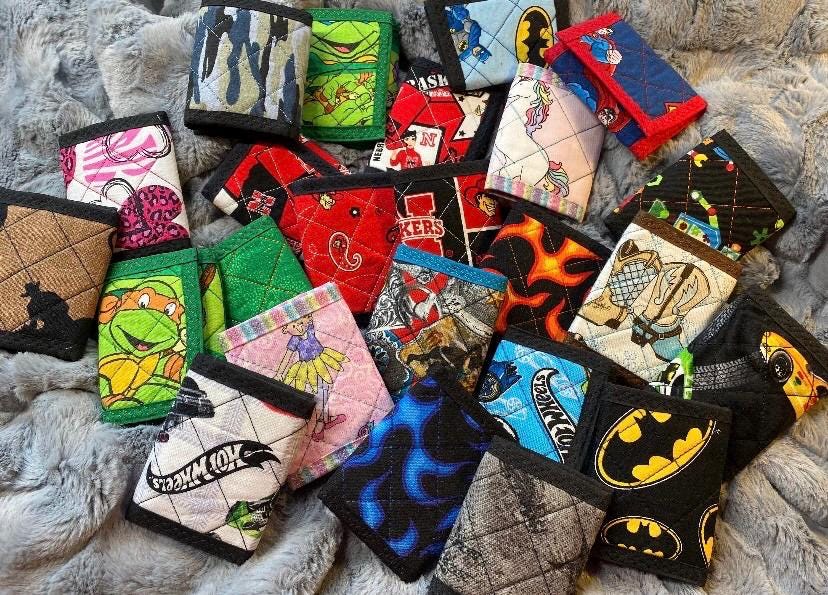 Child’s Wallets Kids Wallets My First Wallet Toddler Size Trifold ...