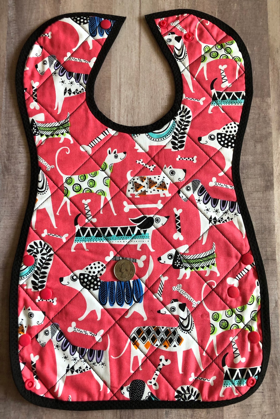 Crumb Catcher Baby Bibs, Puppy Dogs Bibs, Pocket Bibs, Toddler Bibs ...
