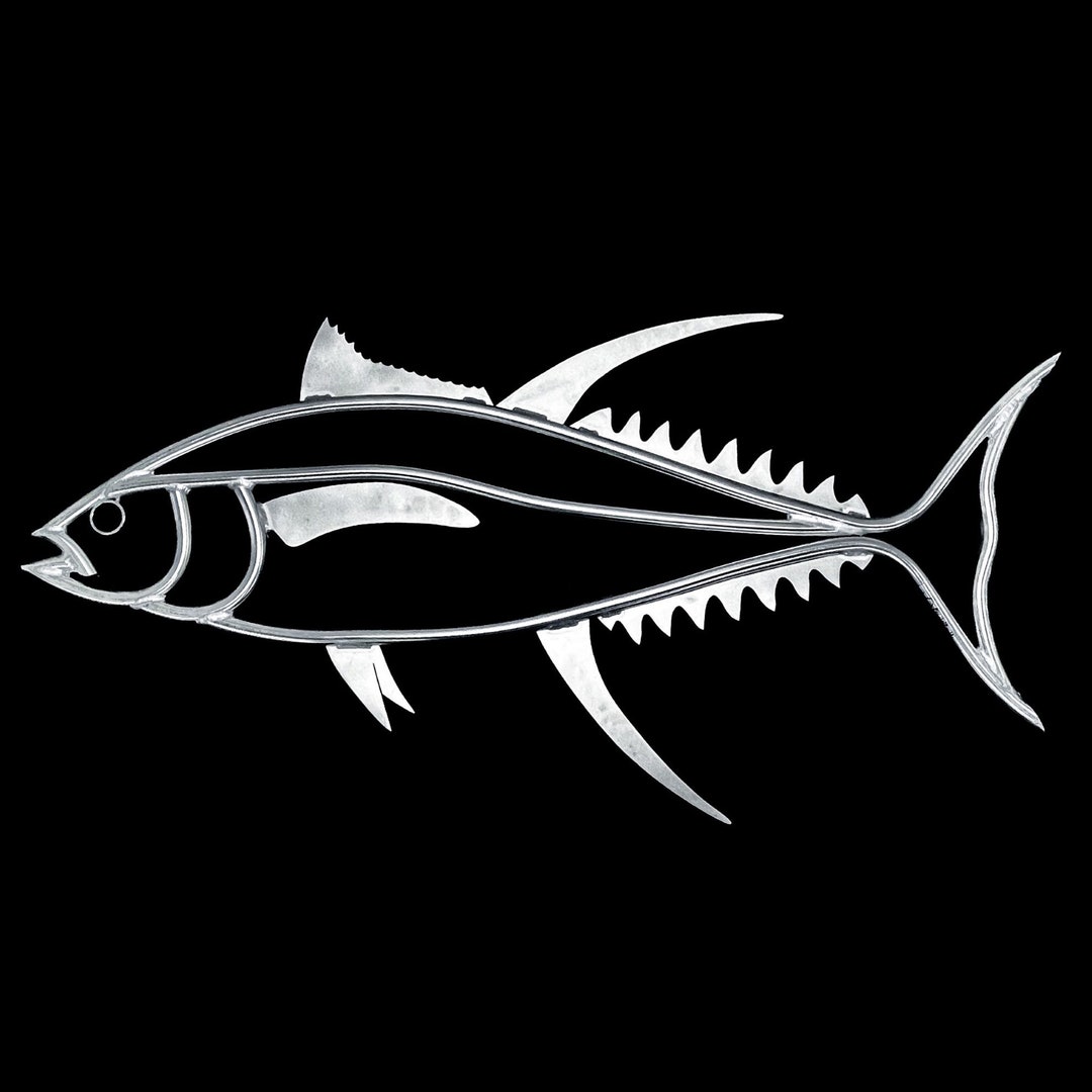 Yellowfin Tuna Aluminum Art - Etsy