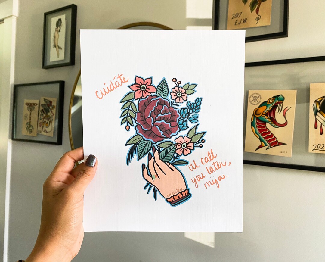 CUÍDATE MIJA Print | Card | Wall Art | Home Decor | Latina | Latinx ...