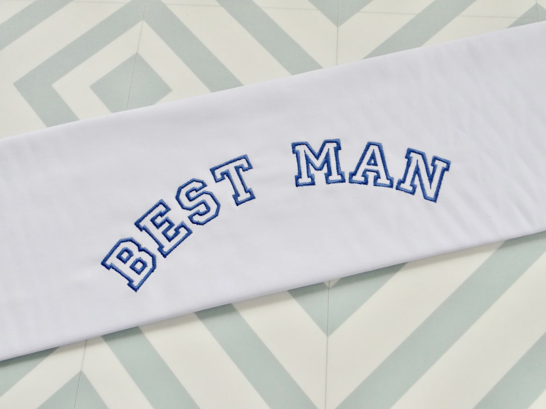 Best Man Embroidery Design , Wedding Embroidery Design, JEF, PES ...