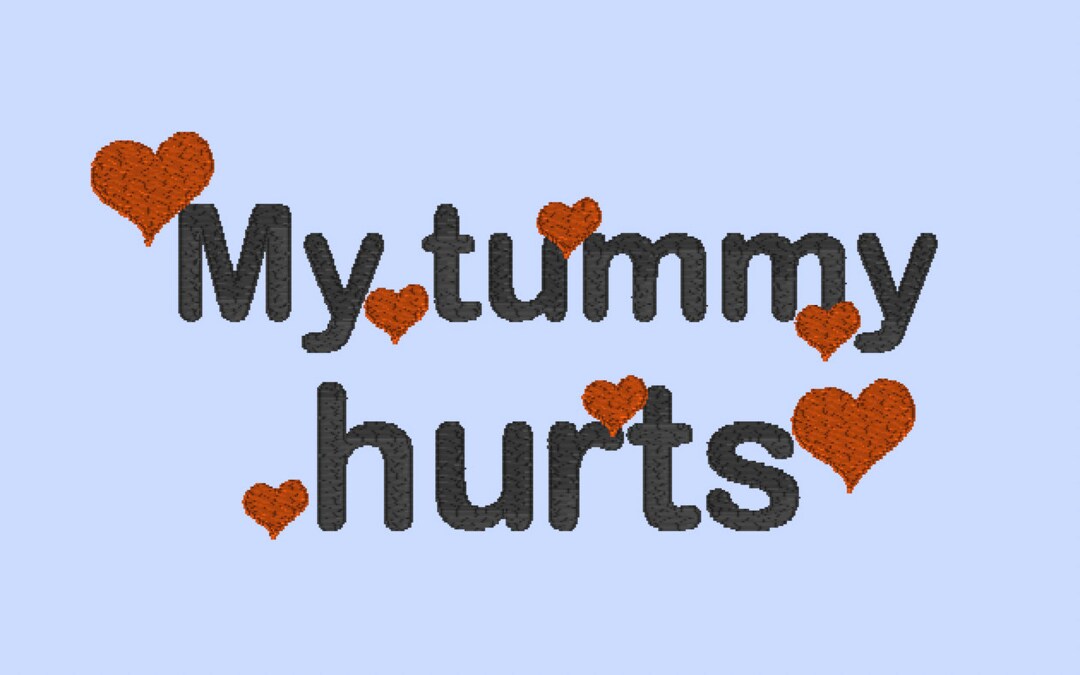 My Tunny Hurts Embroidery Design , Digital Embroidery Design ...