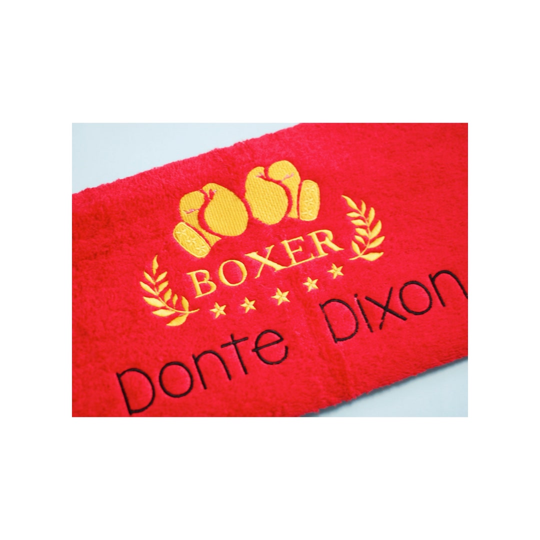 Personalised Boxing Towel - Boxing Gift - Gym Towels - Boxer Towel ...