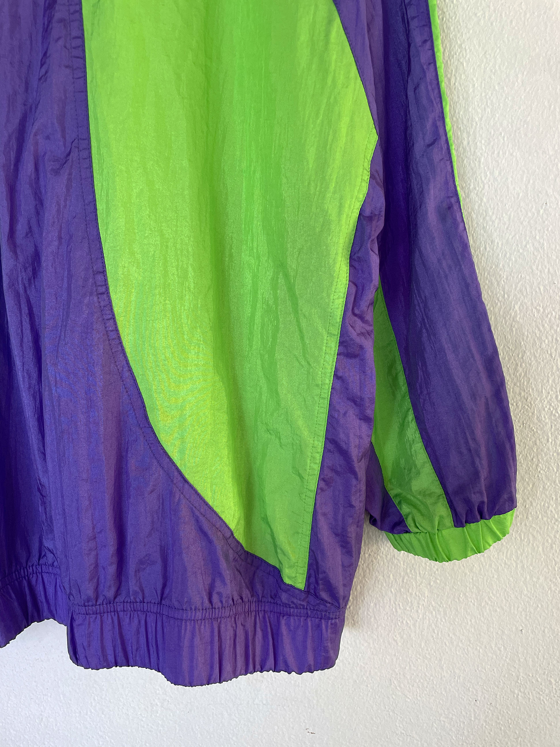 Neon Purple and Green Bridgegate Windbreaker - Etsy