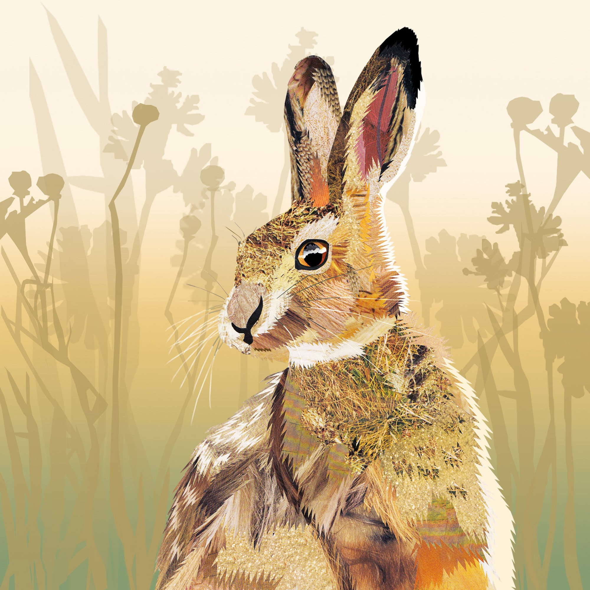 Hare Print Hare Wall Art Hare Art Hare Gift Hare Giclee | Etsy