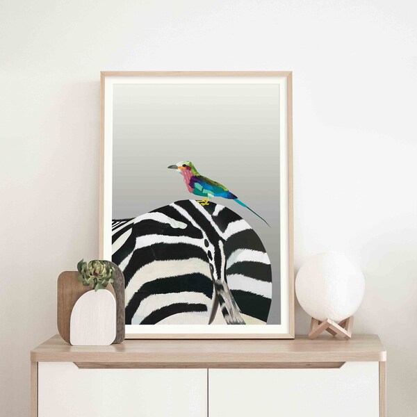 Zebra Art - Etsy UK