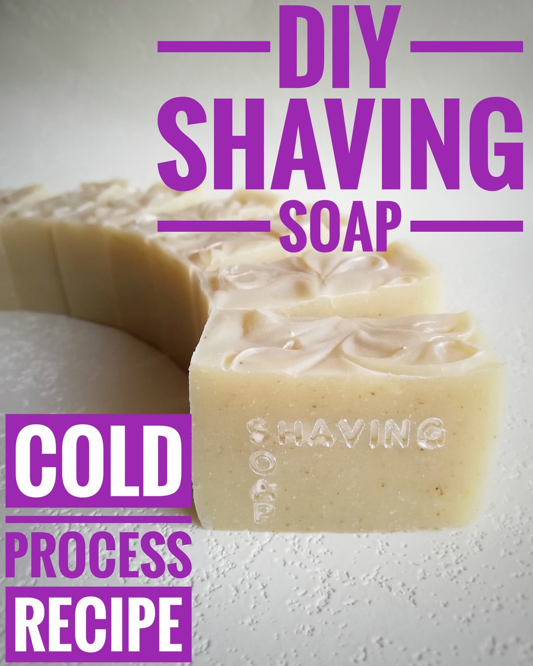 DIY Shaving Soap From Scratch, Cold Process Method / Recipe / Digital ...