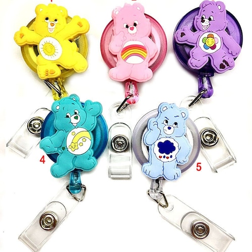 SALE Cute Cartoon Character Retractable ID Badge Reel ID - Etsy