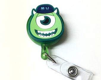 SALE Cute Cartoon Character Retractable ID Badge Reel ID - Etsy