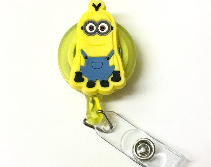 SALE Cute Cartoon Character Retractable ID Badge Reel ID - Etsy